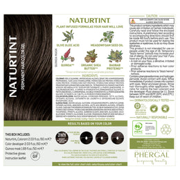 Naturtint Permanent Hair Color 3WN Radiant Nature Dark Brown (Packagin ...