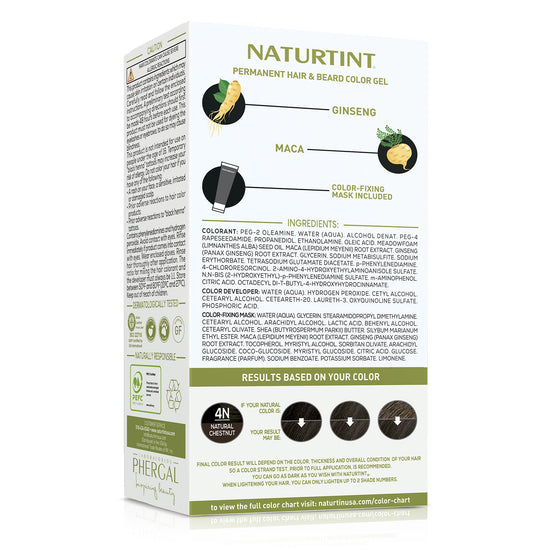 Naturtint Men's Permanent Hair Color 4N Natural Chestnut – Naturtint USA