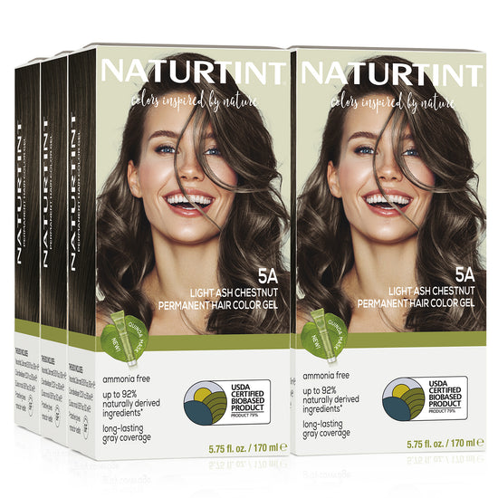 Naturtint Permanent Hair Color 5A Light Ash Chestnut (Packaging may va ...