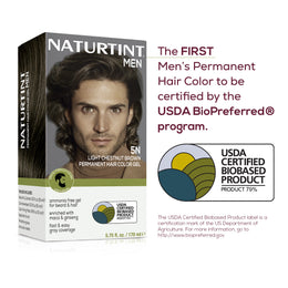 Naturtint Men's Permanent Hair Color 5N Light Chestnut Brown – Naturtint USA