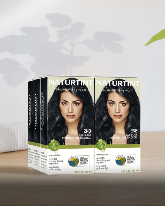 Naturtint Permanent Hair Color 2NB Blue Black (Packaging may vary ...