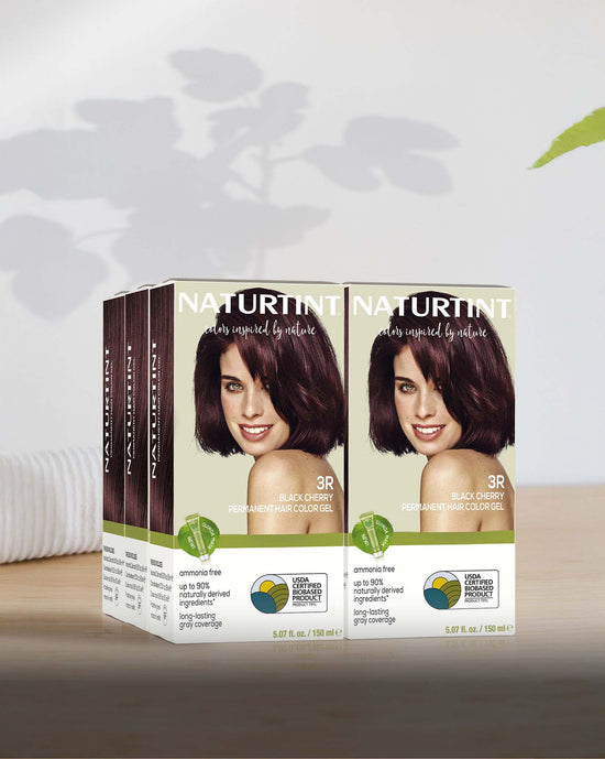 Naturtint Permanent Hair Color 3R Black Cherry (Packaging may vary ...