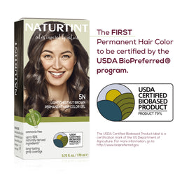 Naturtint Permanent Hair Color 5N Light Chestnut Brown (Packaging may – Naturtint USA
