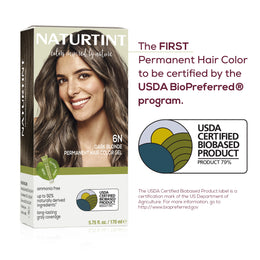 Naturtint Permanent Hair Color 6N Dark Blonde (Packaging may vary ...