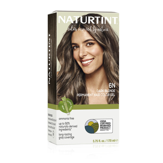 Naturtint Permanent Hair Color 6N Dark Blonde (Packaging may vary ...