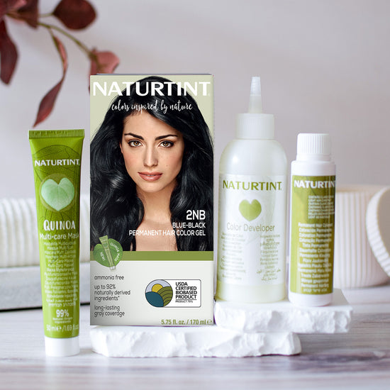 Naturtint Permanent Hair Color 2NB Blue Black (Packaging may vary ...