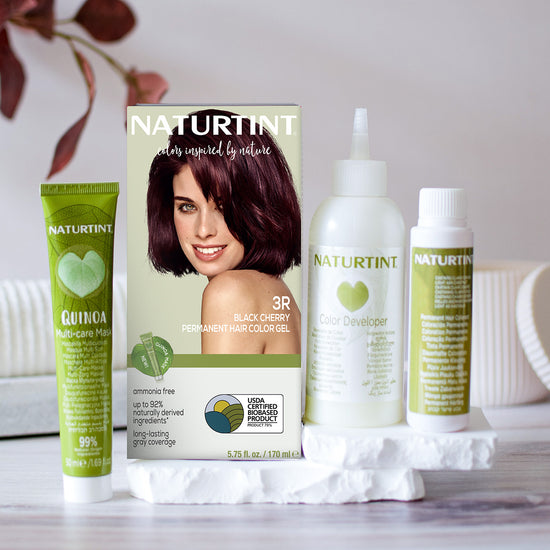 Naturtint Permanent Hair Color 3R Black Cherry (Packaging may vary ...