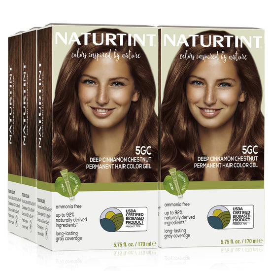 Naturtint Permanent Hair Color 5GC Deep Cinnamon Chestnut (Packaging m ...