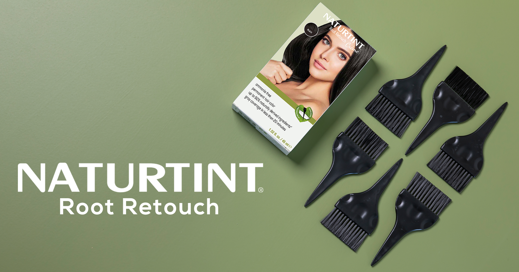 Naturtint Root Retouch Crème Permanent Hair Color - Black – Naturtint USA
