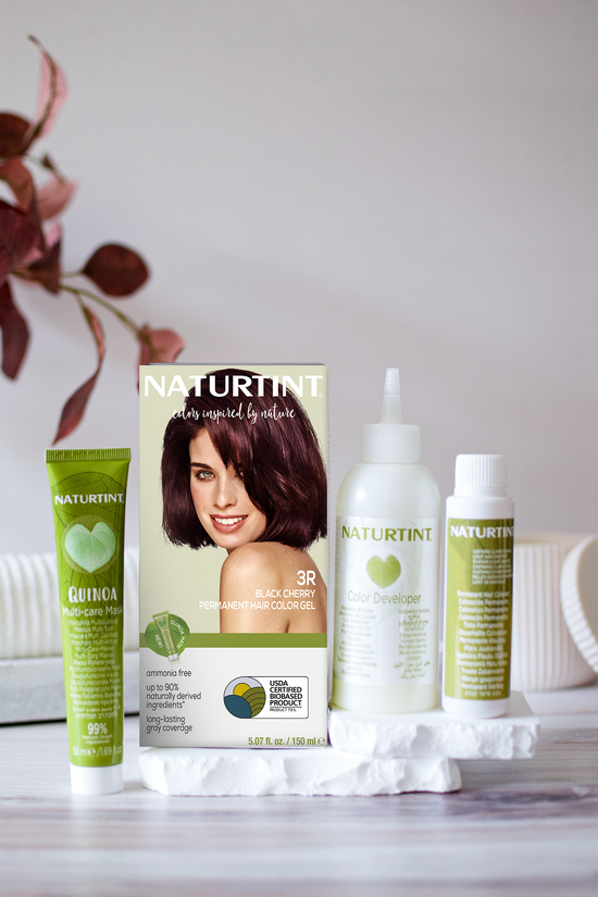 Naturtint Permanent Hair Color 3R Black Cherry (Packaging may vary ...