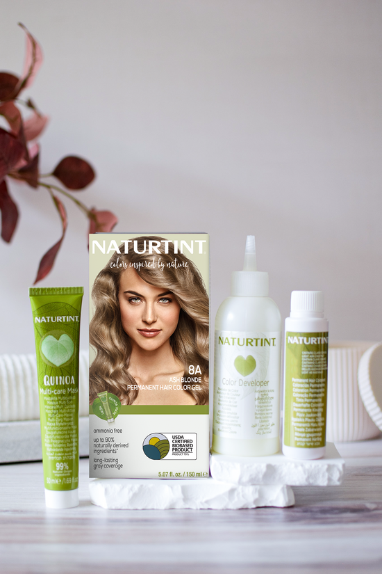 Naturtint Permanent Hair Color 8A Ash Blonde (Packaging may vary ...