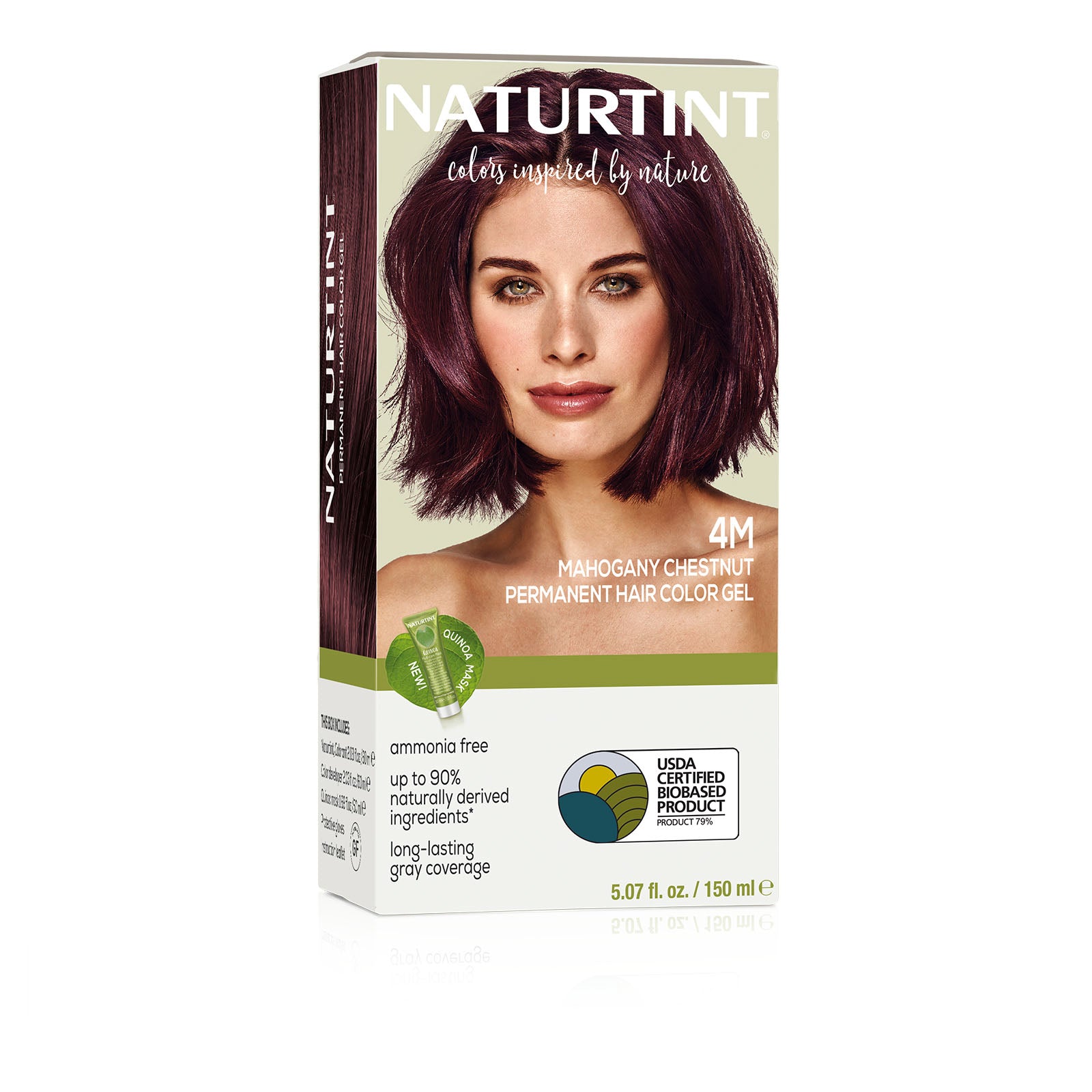 Naturtint Permanent Hair Color 4M Mahogany Chestnut (Packaging may var ...