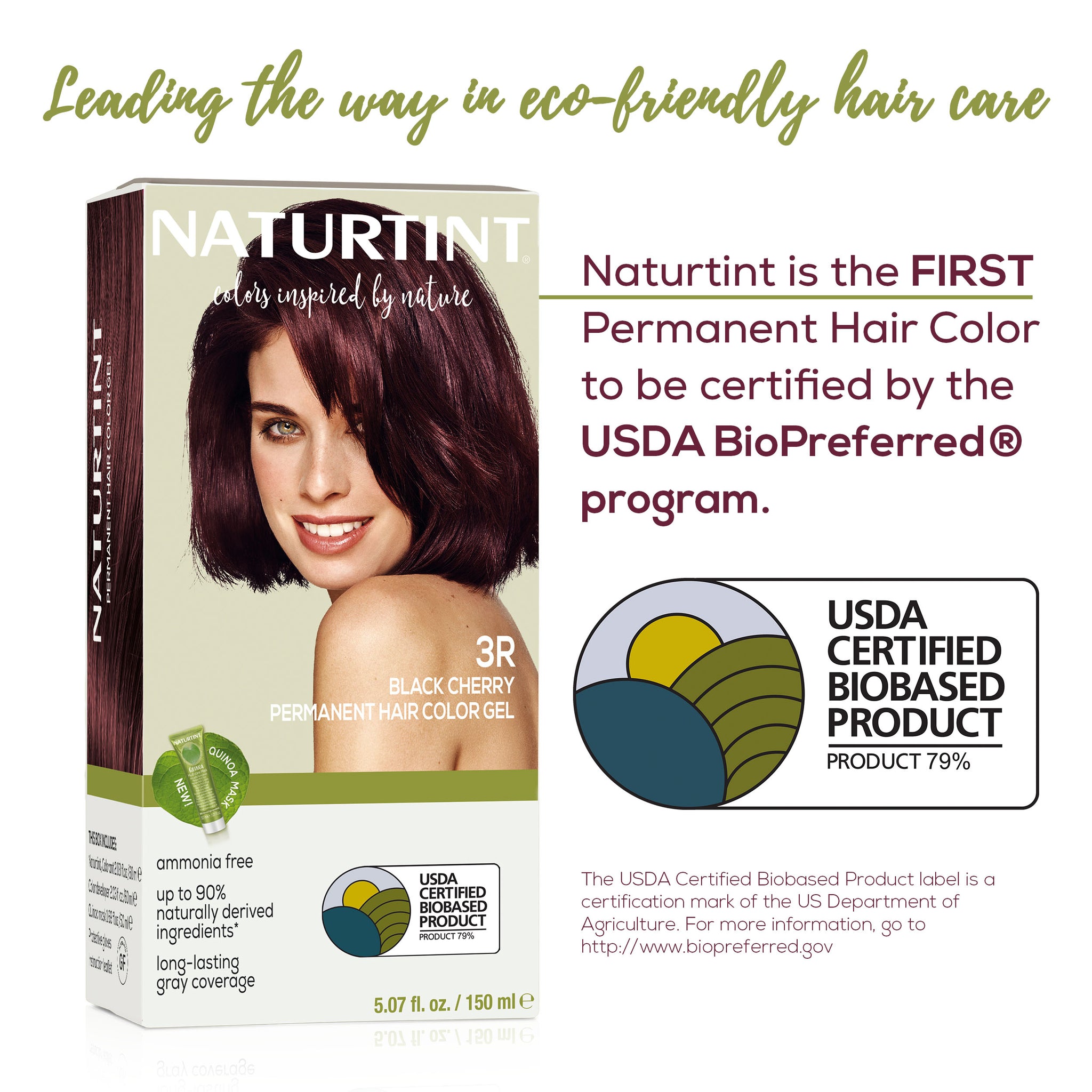Naturtint Permanent Hair Color 3R Black Cherry (Packaging may vary ...
