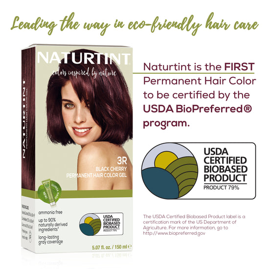 Naturtint Permanent Hair Color 3R Black Cherry (Packaging may vary ...