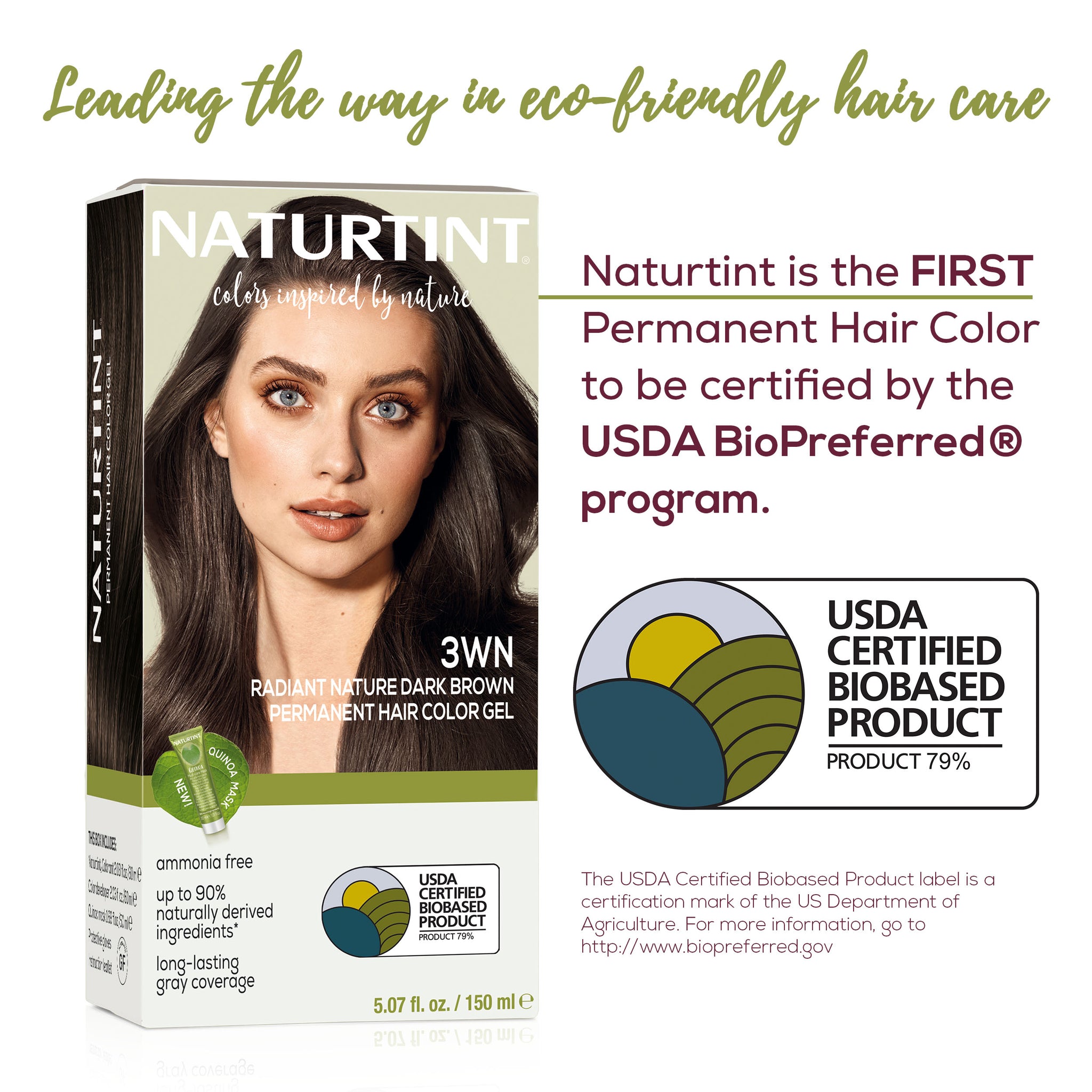 Naturtint Permanent Hair Color 3WN Radiant Nature Dark Brown (Packagin – Naturtint USA