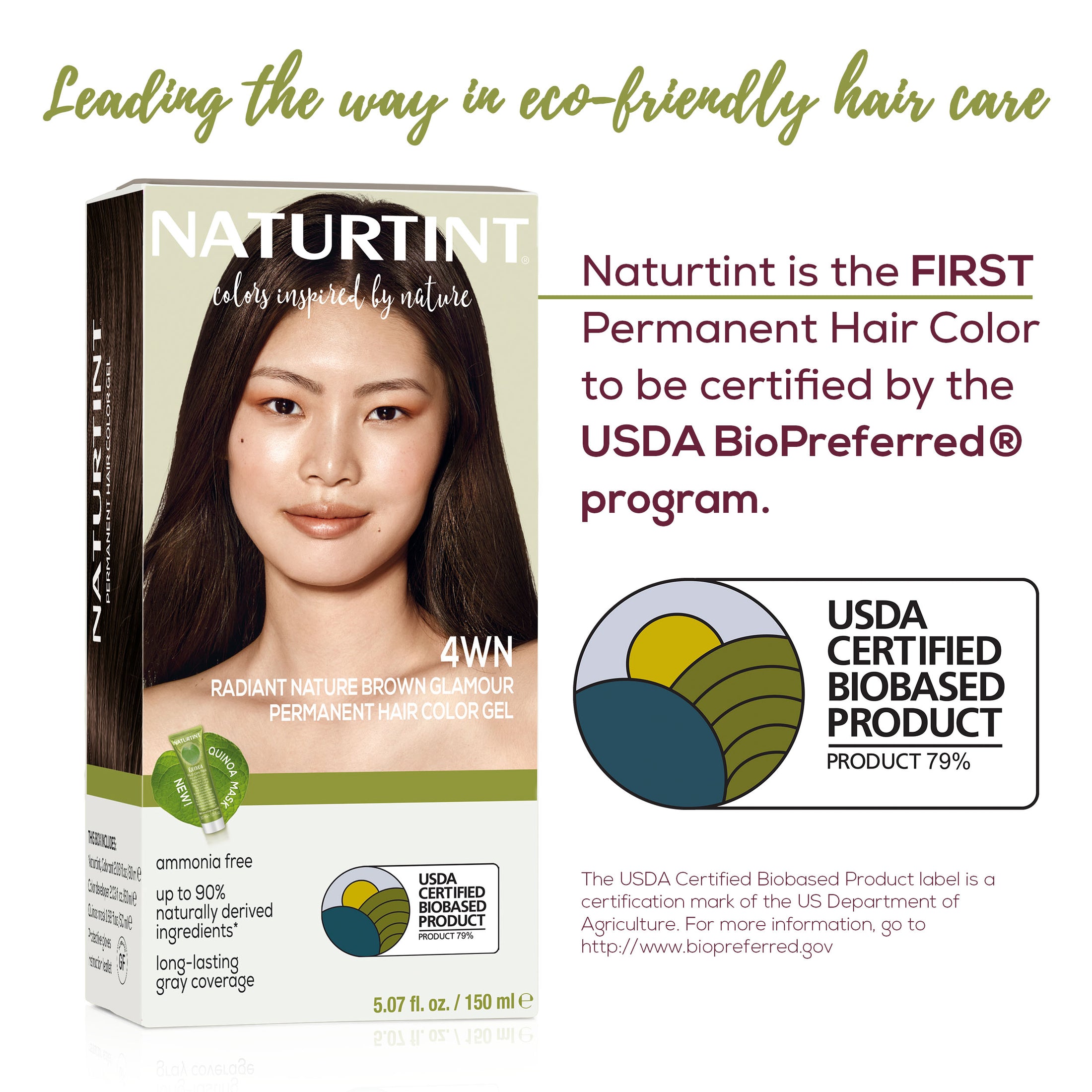 Naturtint Permanent Hair Color 4WN Radiant Nature Brown Glamour (Packa – Naturtint USA