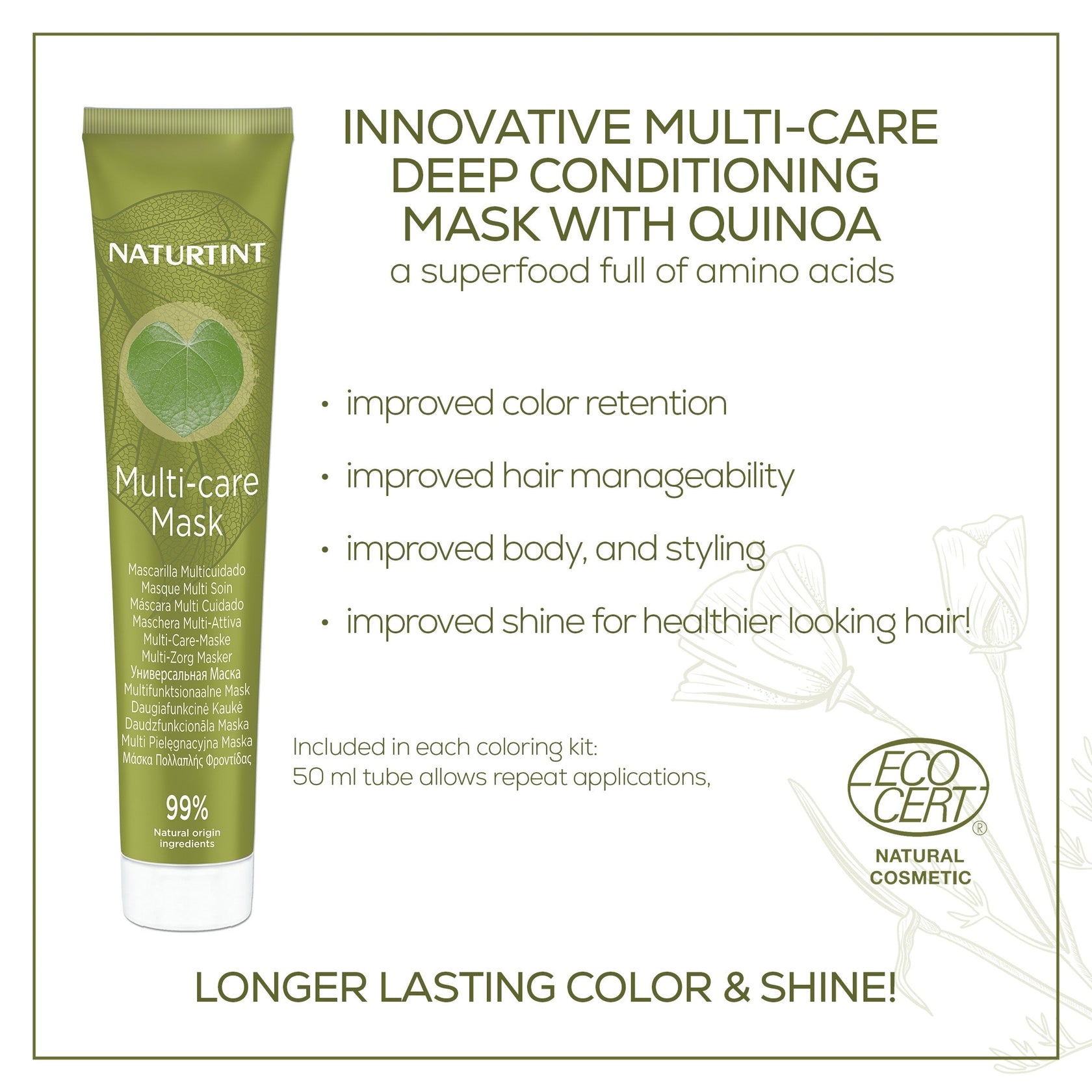 Naturtint Permanent Hair Color 5GC Deep Cinnamon Chestnut (Packaging m ...